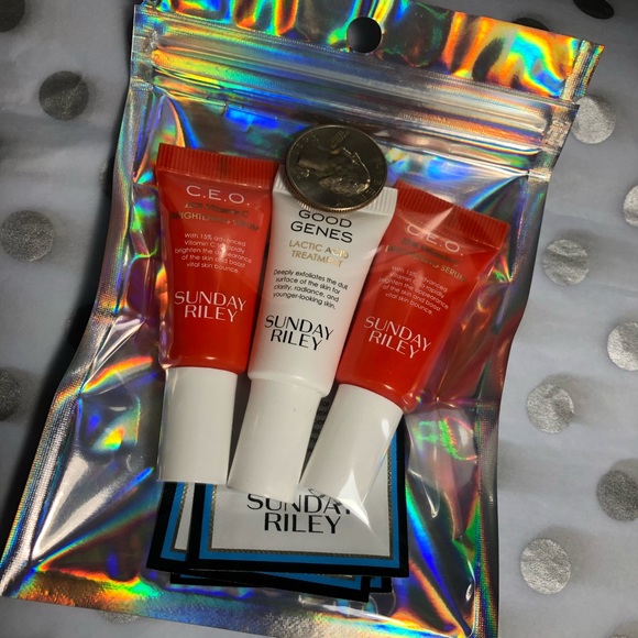 Sunday Riley | Skincare | Sr4 Sunday Riley 6 Piece Sample Set | Poshmark